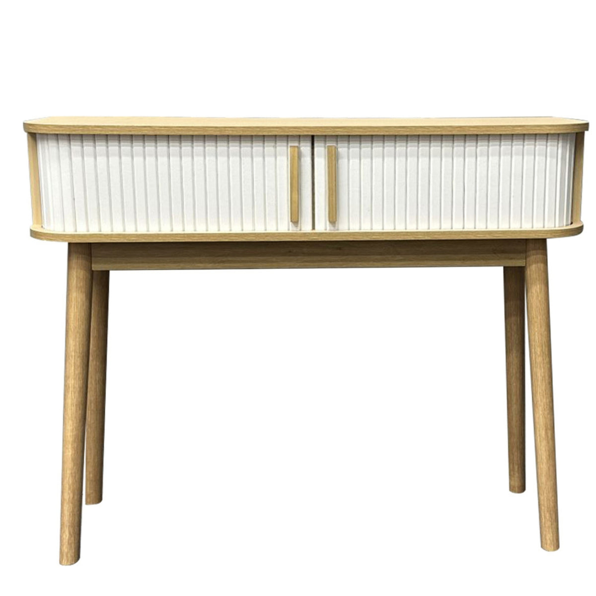 Marama Tambour Console Table | Entry Table with Storage | TSB Living NZ