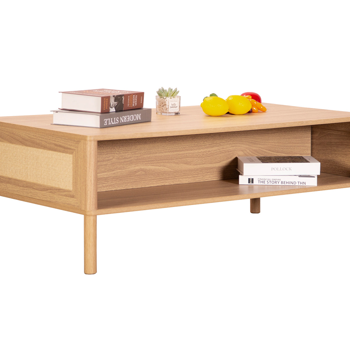 Naturlig Coffee Table with Open Shelf | Wood Table | TSB Living NZ