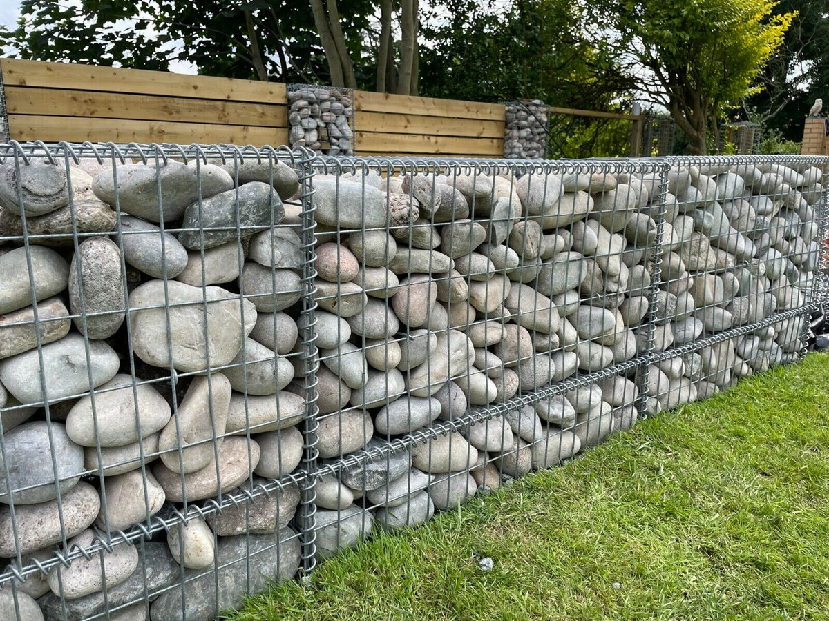 DS BS Gabion Baskets Garden Mesh Cages Wire Stone 100X100X100CM – TSB ...