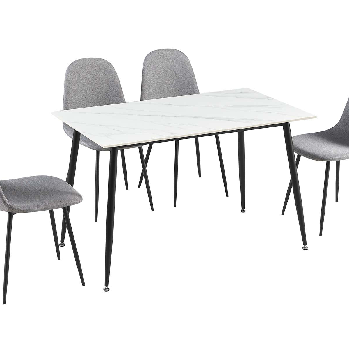 Esther 5-Piece Dining Set | Wooden Table + 4 Chairs | TSB Living NZ