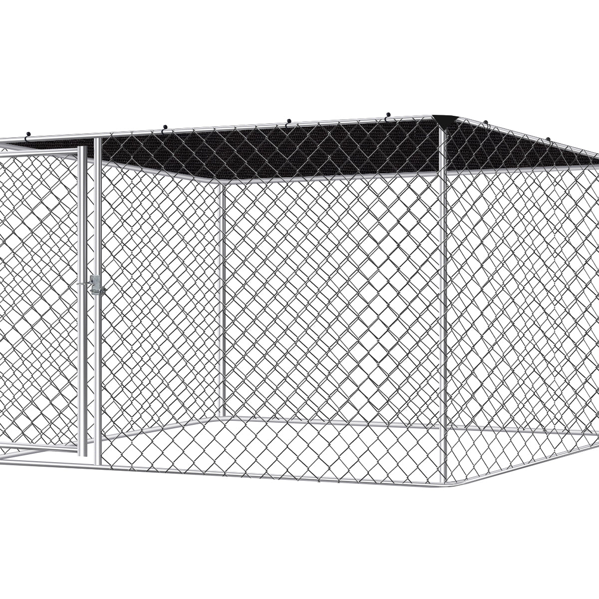Dog run D with shade sail 2.3x2.3x1.2m –Affordable Home & Living | TSB ...
