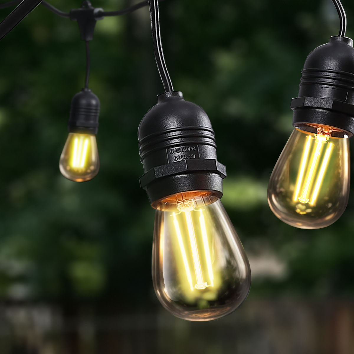 Suspended socket festoon light S14 22M LED – TSB Living