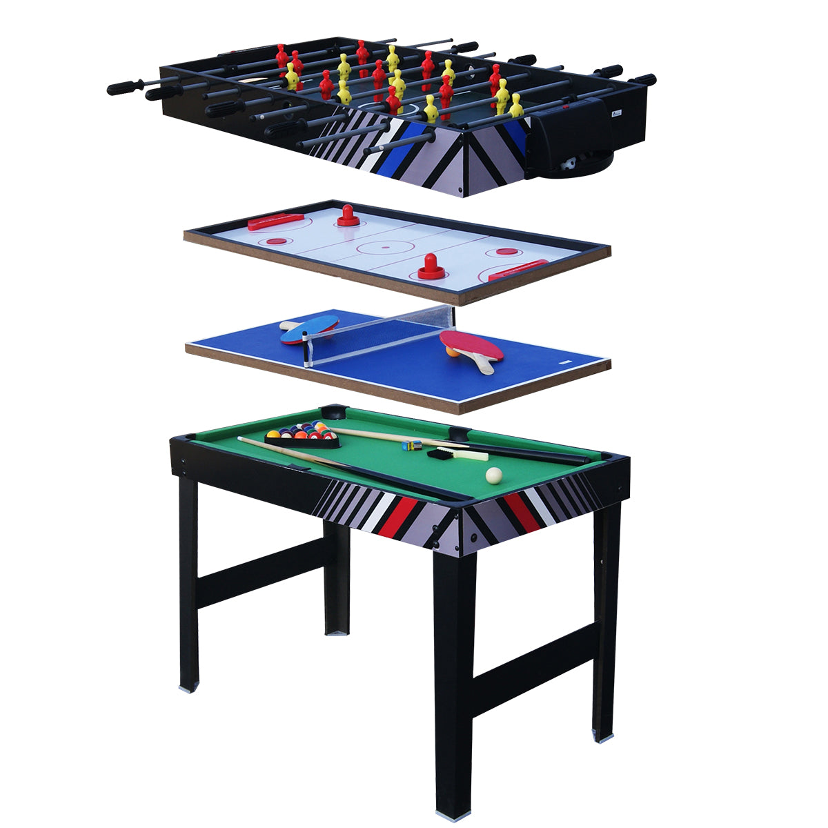 4-in-1 Multi-function Foosball Table - 4 Ft | TSB Living NZ