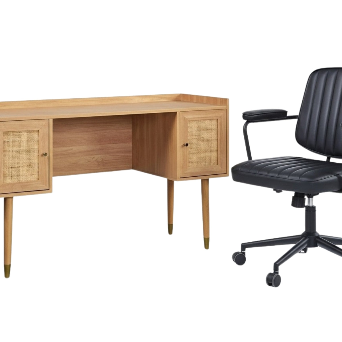 Naturlig Writing Desk & Elio Office Chair –Affordable Home & Living ...