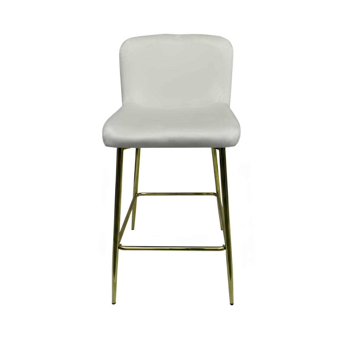 Velvet Bar Stools Set - White | Modern Dining Set | TSB Living NZ